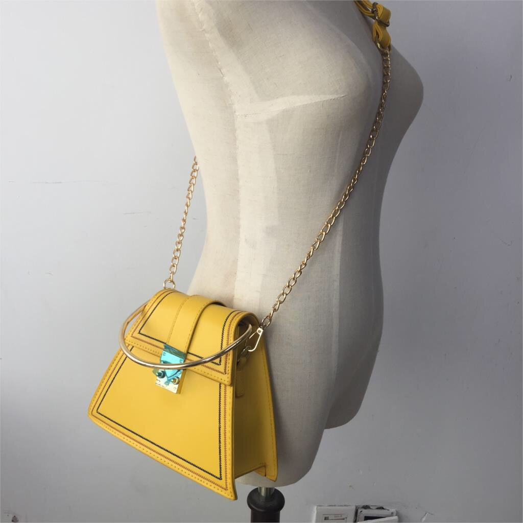 Daria Yellow Bag - Shop Women's Box Bags Online – EDGABILITY
