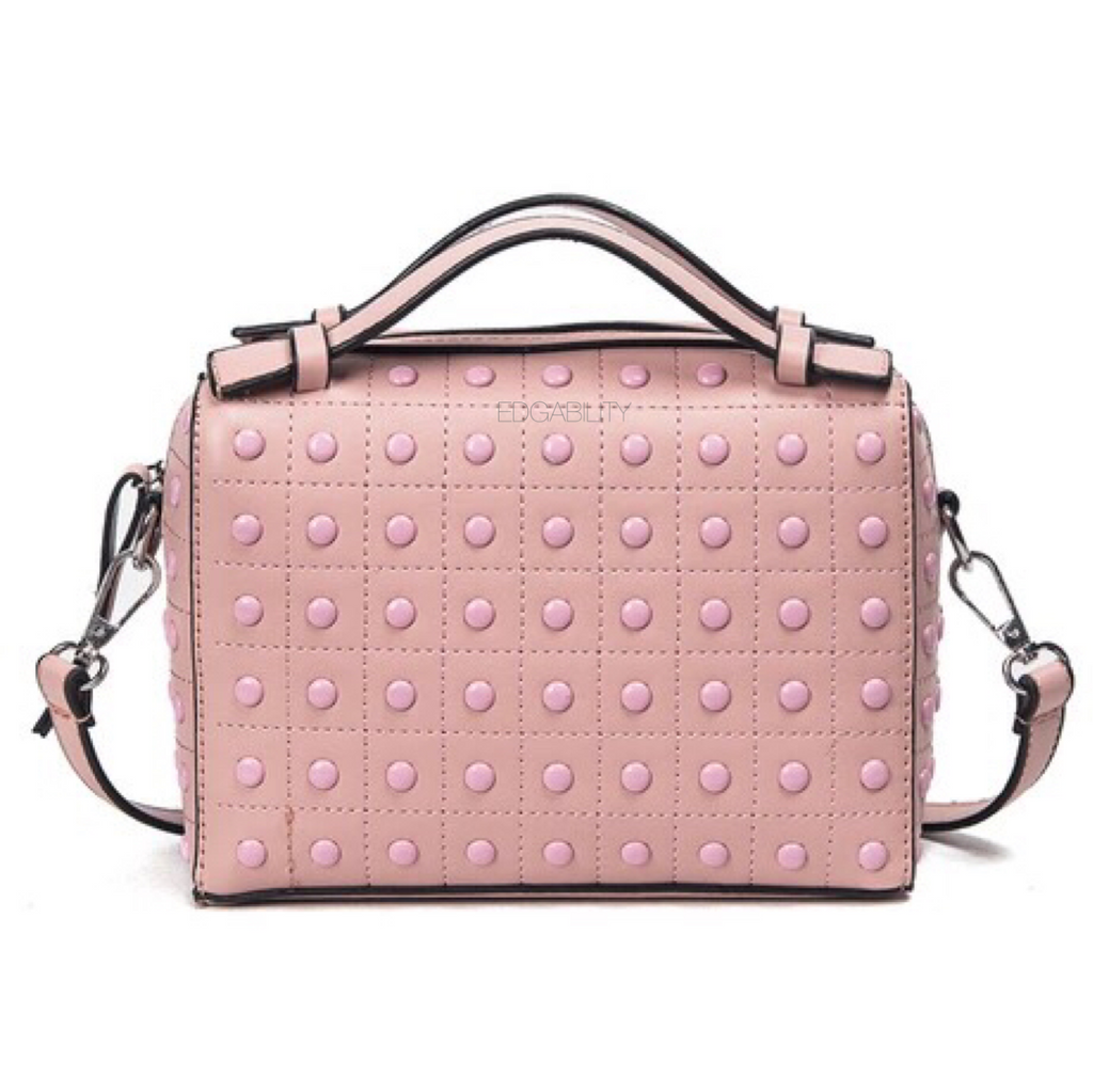 Georgina Pink Bag - Shop Women's Studded Bags Online – EDGABILITY